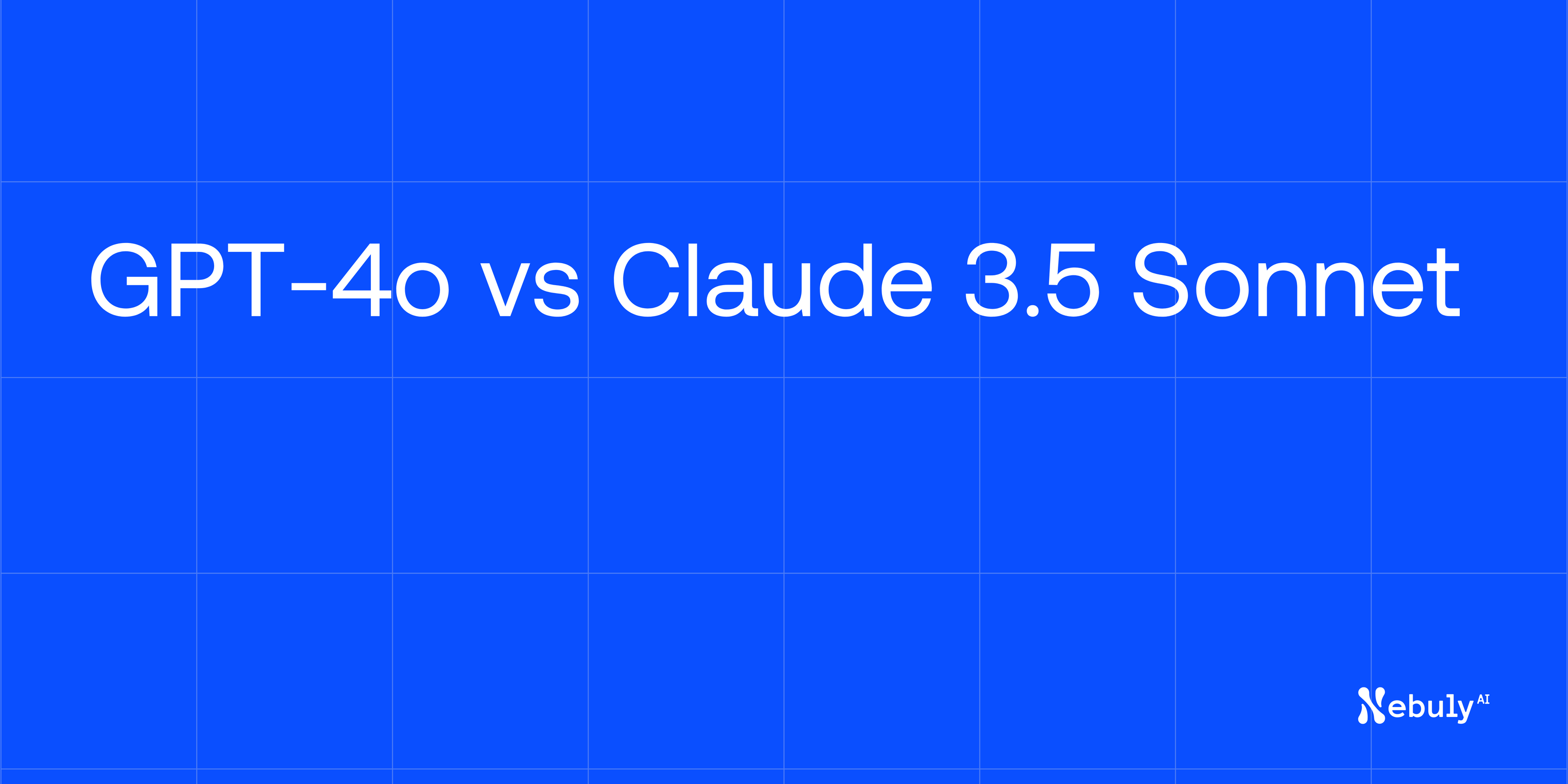 GPT-4o vs Claude 3.5 Sonnet